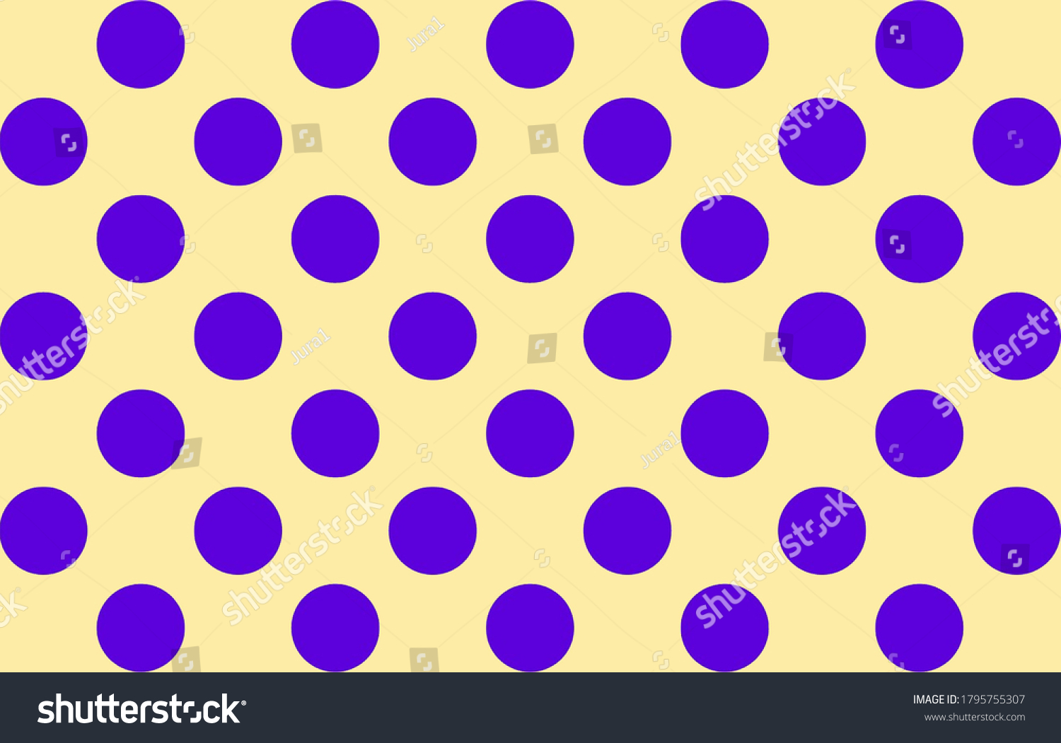 Yellow Polka Dots Pattern Background Stock Illustration 1795755307 Shutterstock