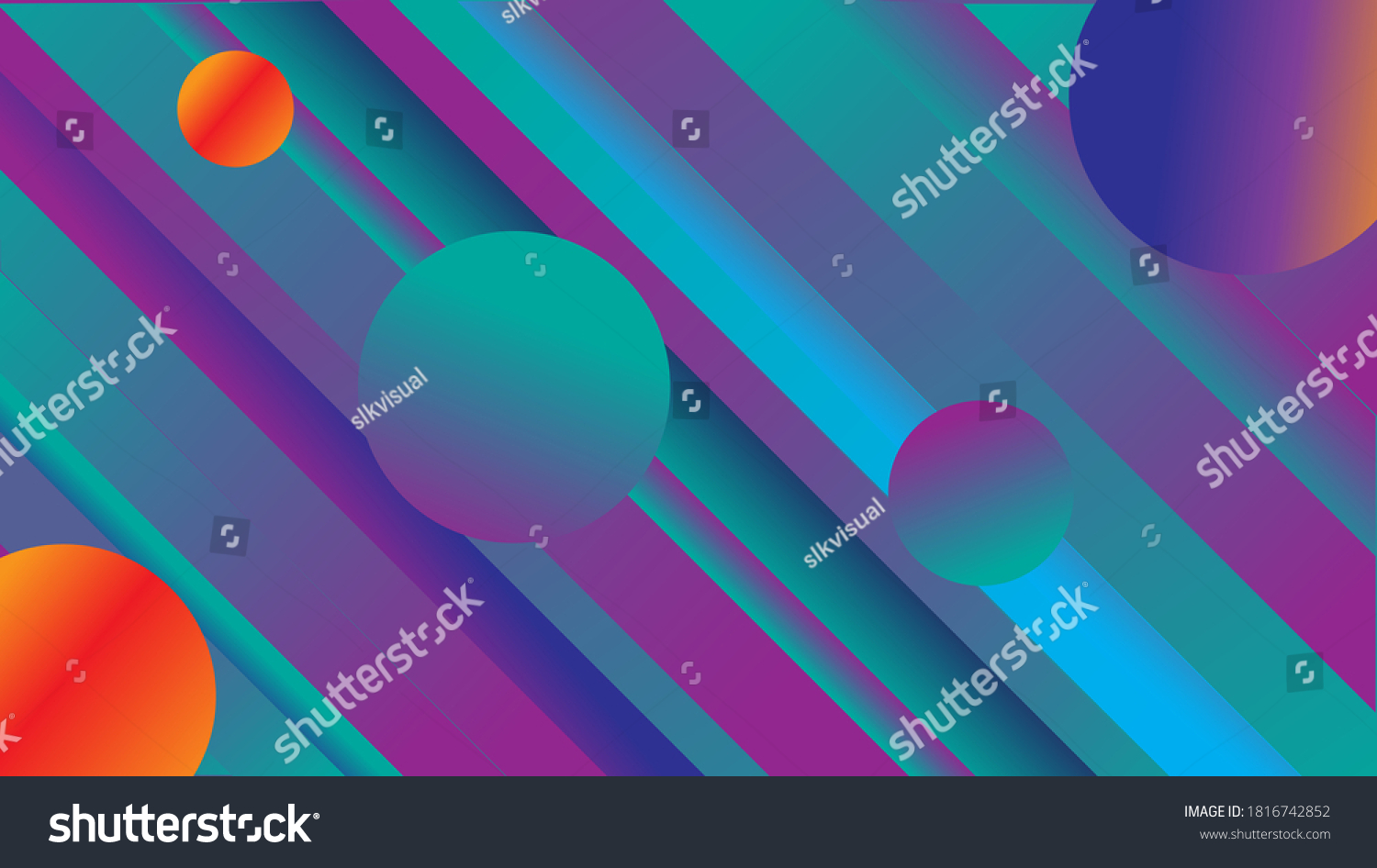 3d Gradient Background Color Combinations Stock Vector (Royalty Free ...