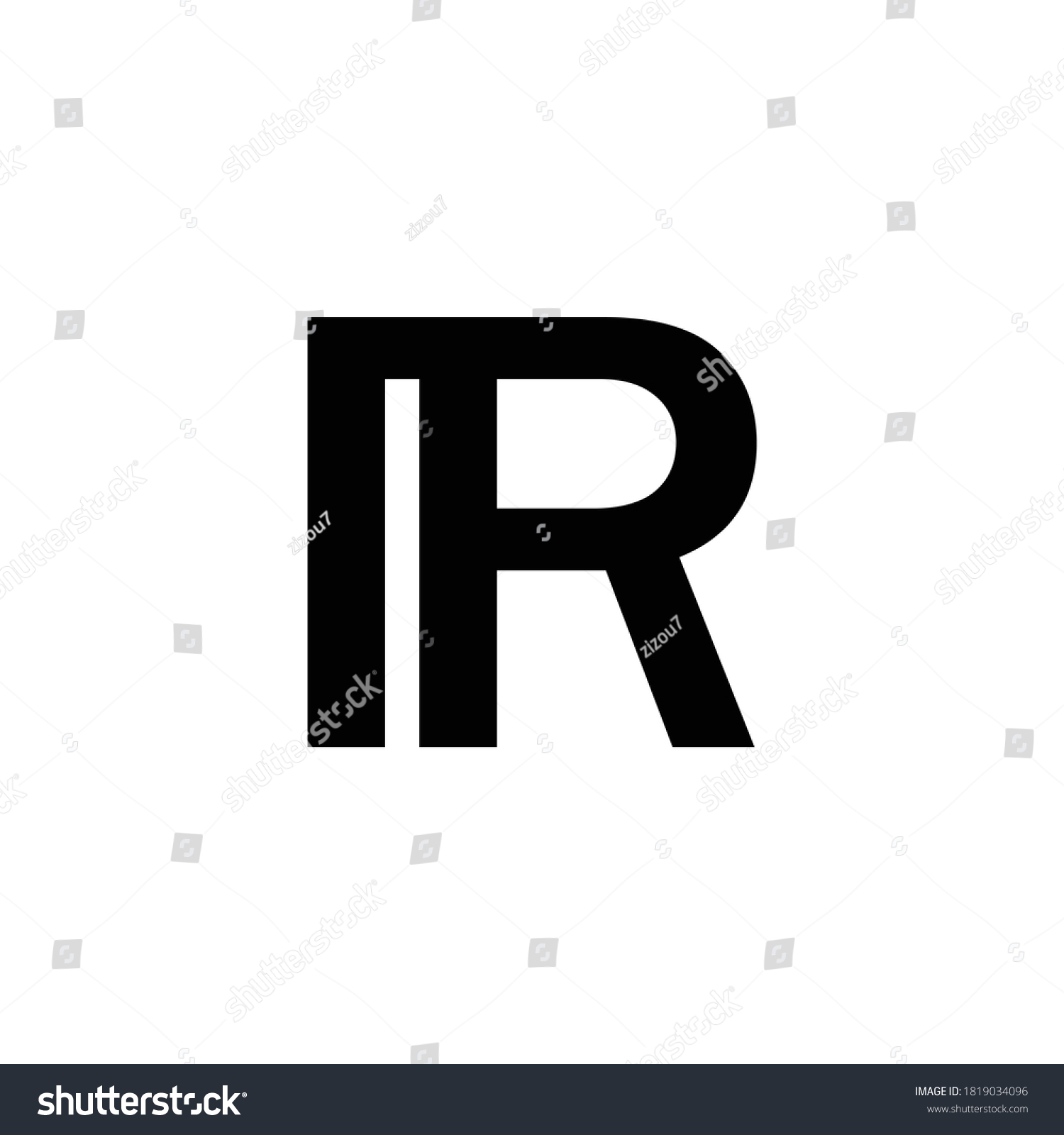 Set Real Numbers Symbol Stock Vector (royalty Free) 1819034096