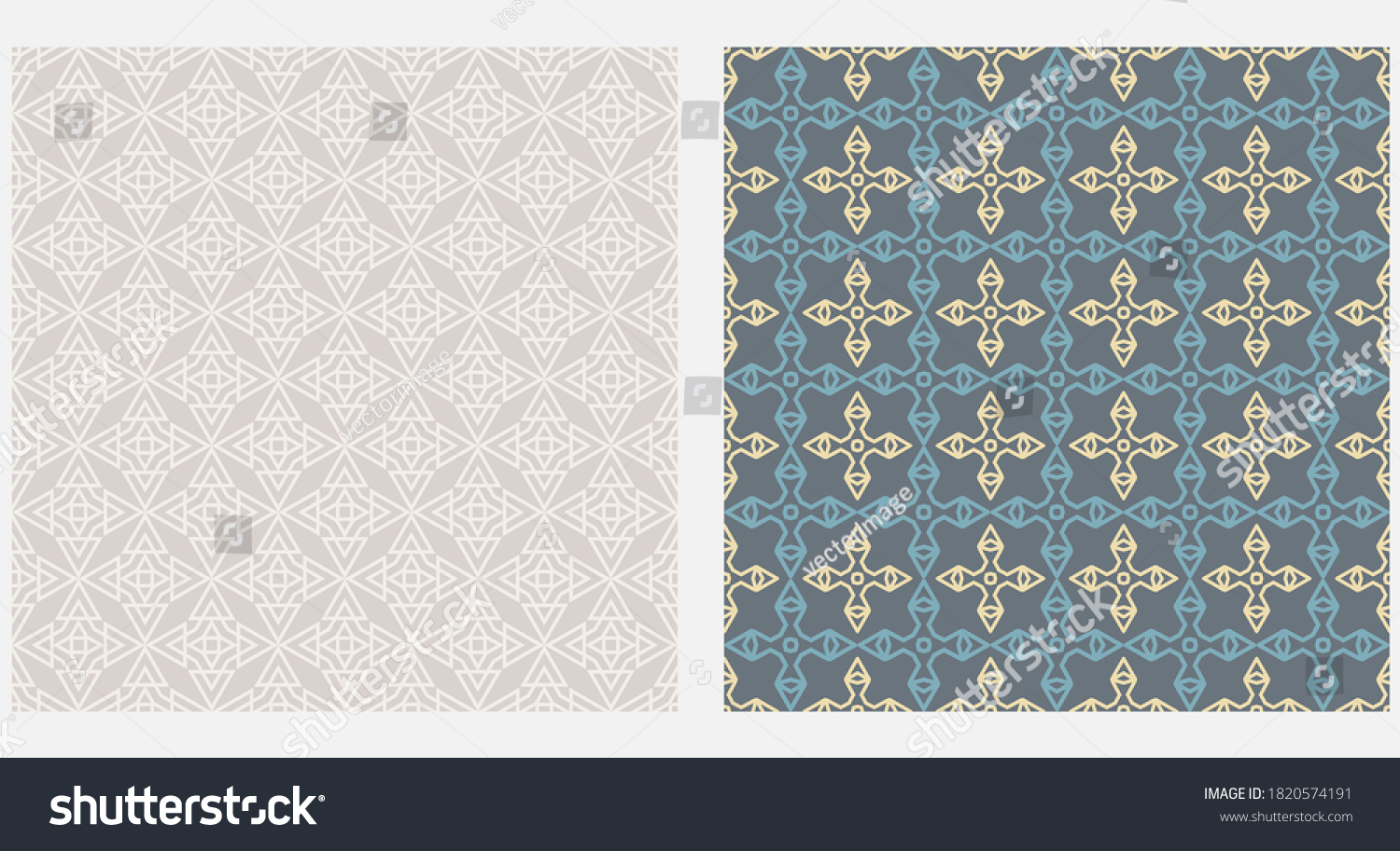 Retro Geometric Patterns Background Image Wallpaper Stock Vector ...