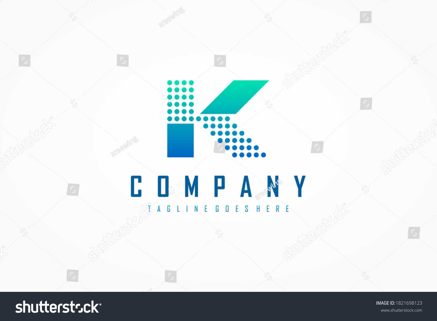Abstract Initial Letter K Logo Blue Stock Vector (Royalty Free ... Abstract Initial Letter K Logo Blue Stock Vector (Royalty Free ...