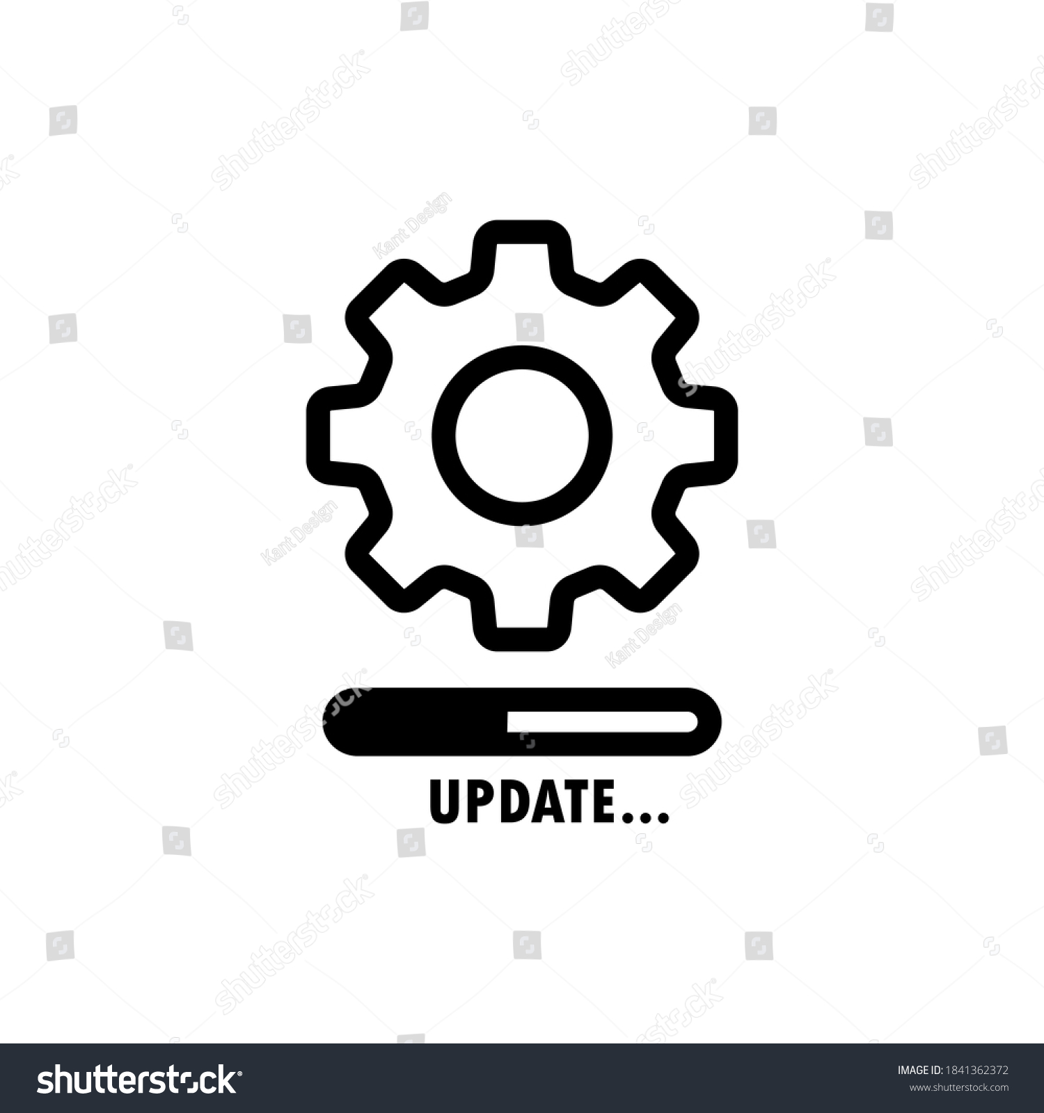 Update System Icon Loading Process Upgrade: เวกเตอร์สต็อก (ปลอดค่า ...