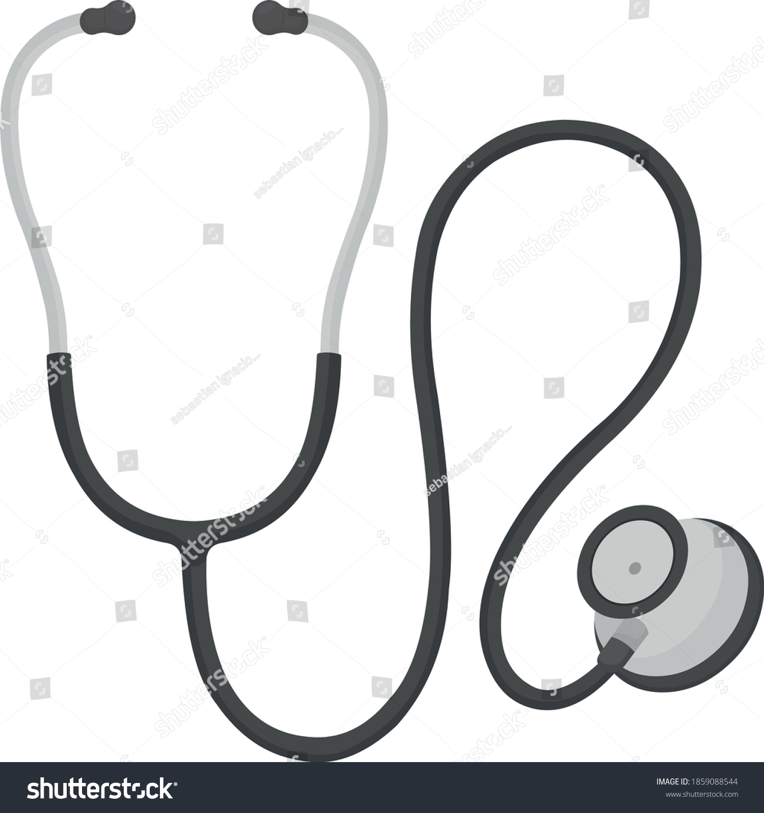 Vector Emoticon Illustration Stethoscope Stock Vector (Royalty Free ... Vector Emoticon Illustration Stethoscope Stock Vector (Royalty Free ...