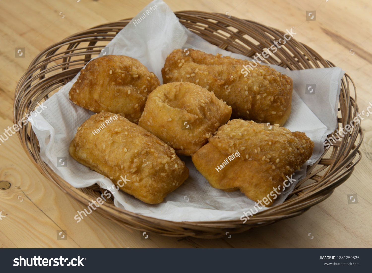 Roti Goreng Golang Galing Indonesian Special Stock Photo 1881259825 ...