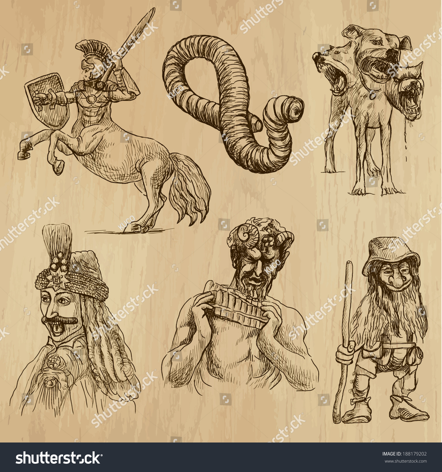 Myths Legendary Monsters Around World Set Stock Vector (Royalty Free ... Myths Legendary Monsters Around World Set Stock Vector (Royalty Free ...