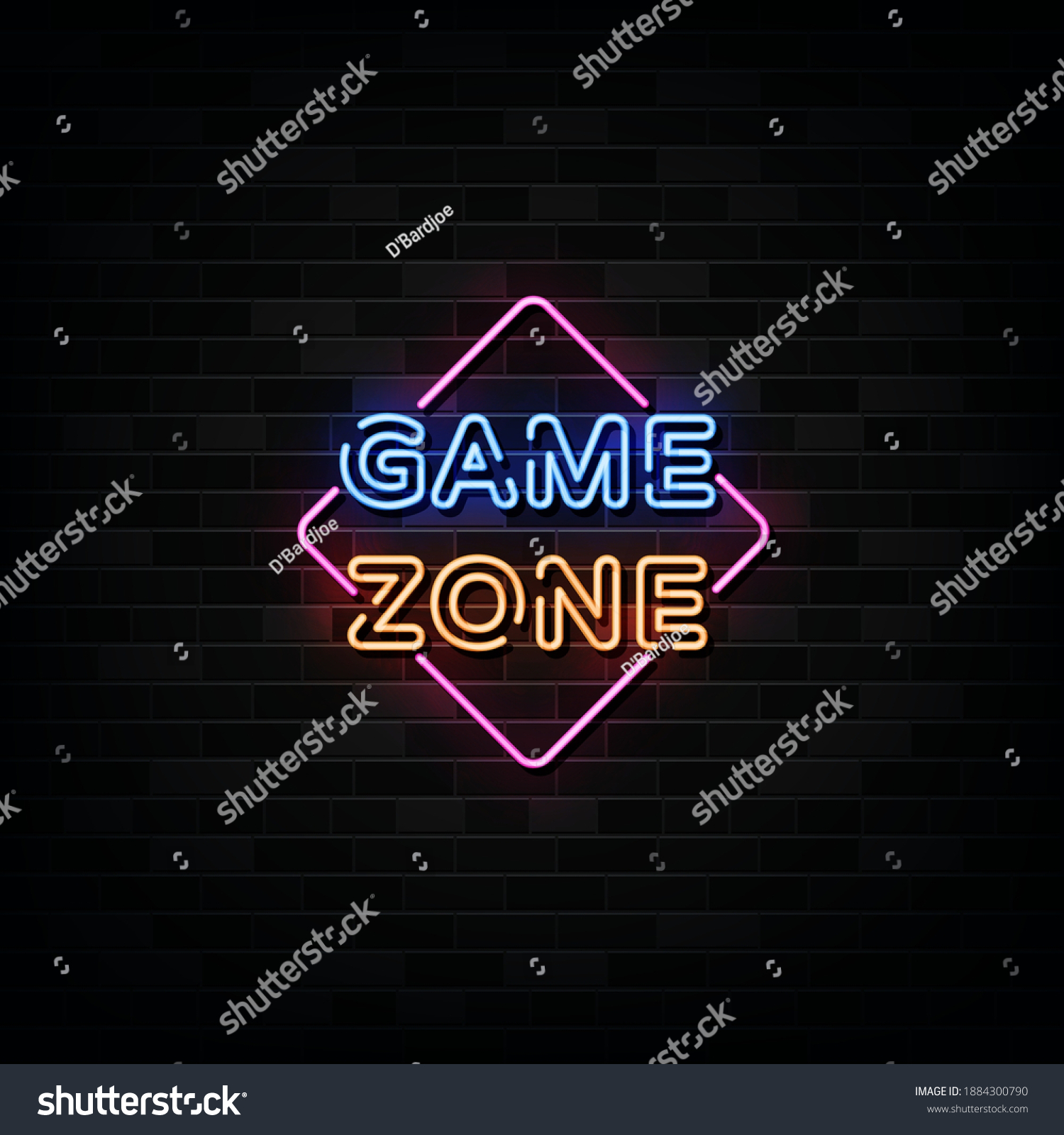 Game Zone Neon Signs Vector Design Stock Vector (Royalty Free ... Game Zone Neon Signs Vector Design Stock Vector (Royalty Free ...