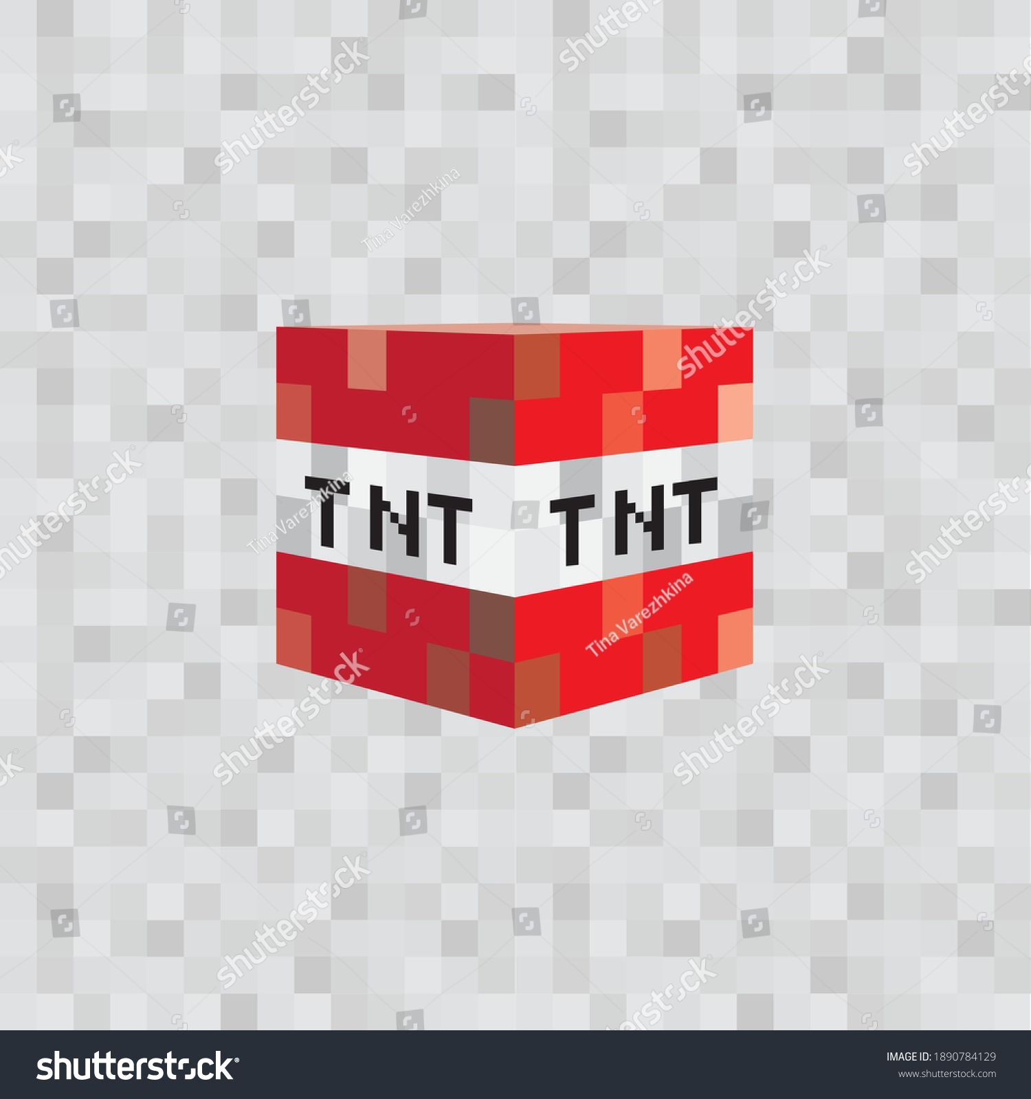 8bit Pixel Layout Game Elements Web Stock Vector (Royalty Free ...