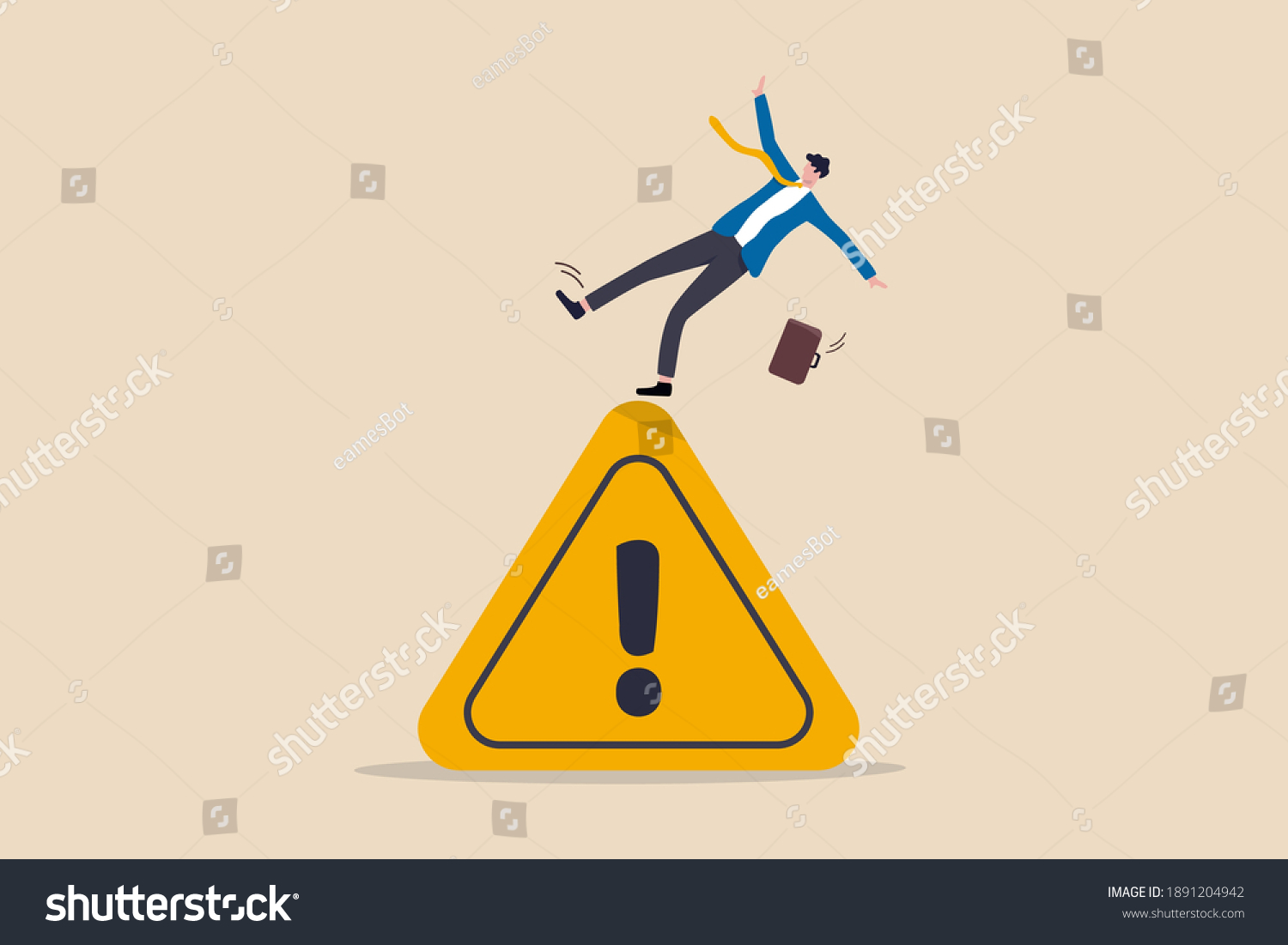 Mistake Caution Business Risk Problem Warning Stock Vector (Royalty ... Mistake Caution Business Risk Problem Warning Stock Vector (Royalty ...