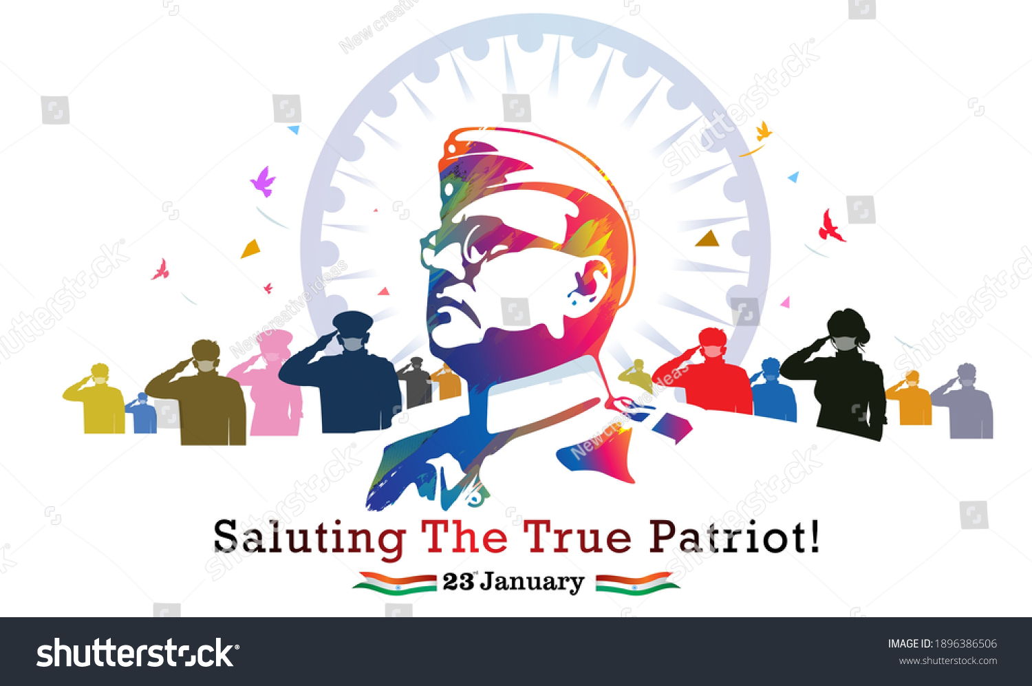 Vector Illustration Netaji Subhash Chandra Bose Stock Vector (Royalty ... Vector Illustration Netaji Subhash Chandra Bose Stock Vector (Royalty ...