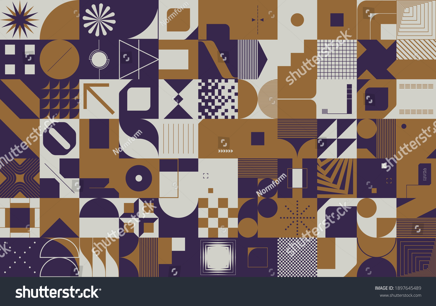 Neomodern Aesthetics Brutalism Design Vector Poster Stock Vector ... Neomodern Aesthetics Brutalism Design Vector Poster Stock Vector ...