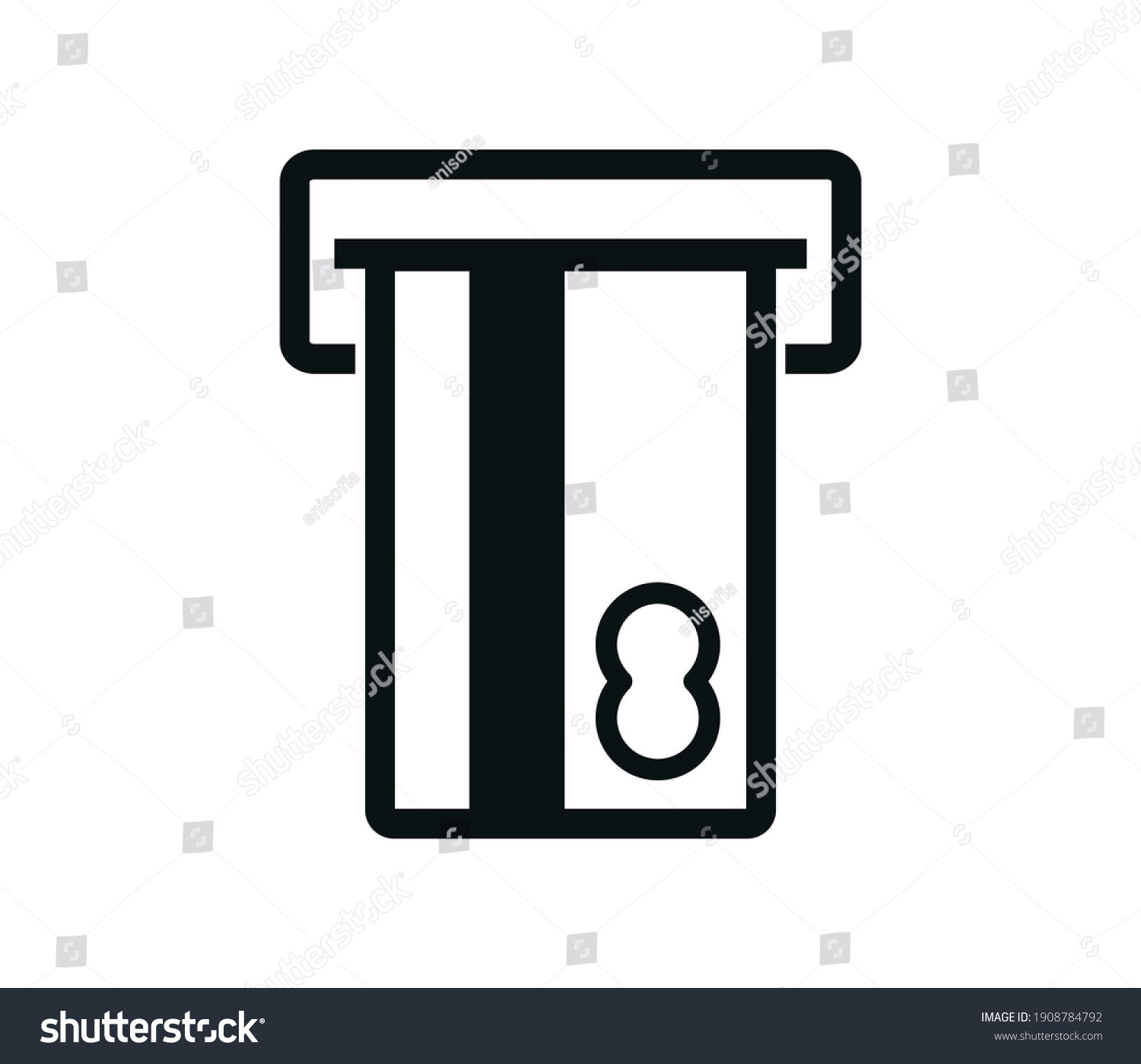 Atm Icon Vector Logo Design Template Stock Vector (Royalty Free ...