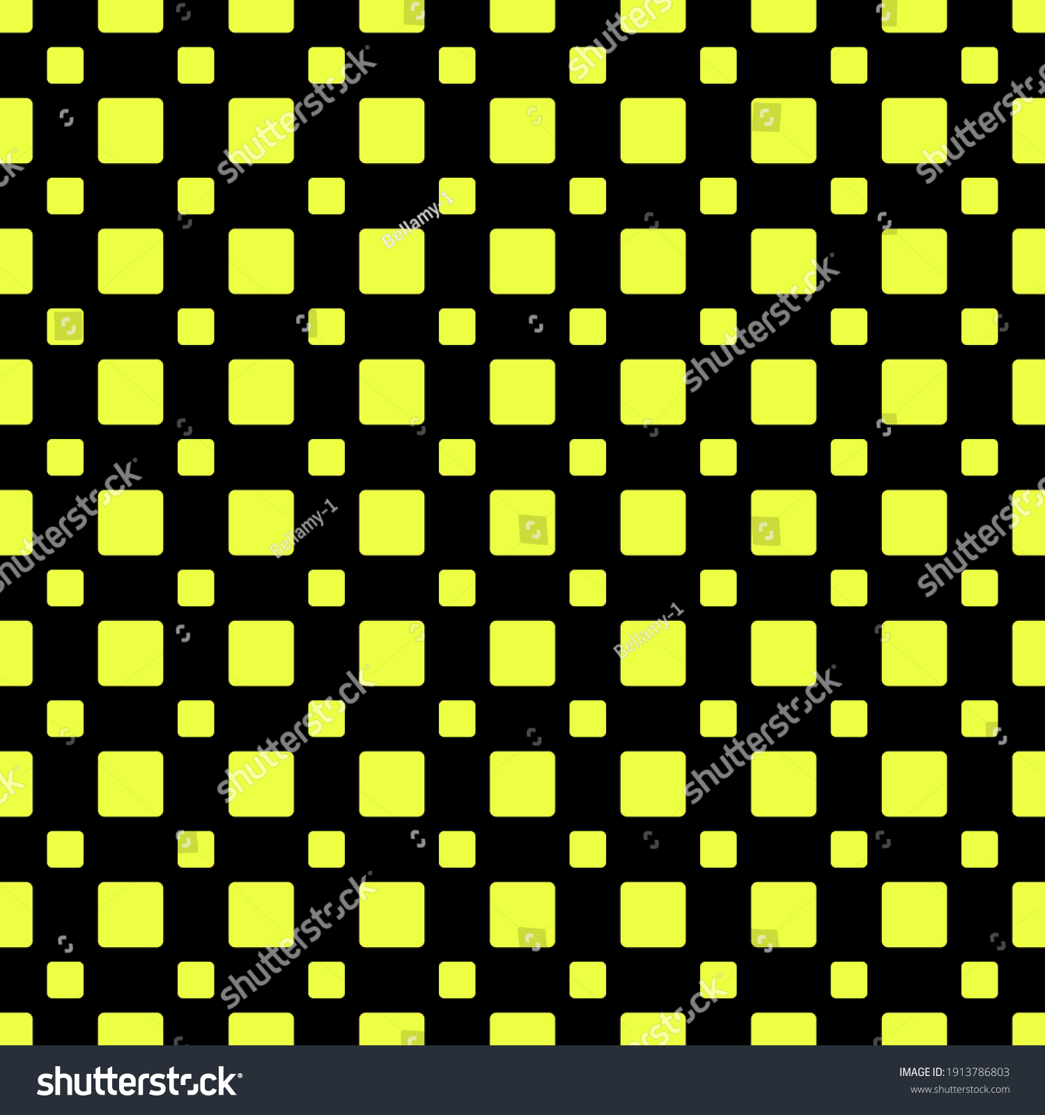 Yellow Squares Pattern Vector Pattern Yellow Stock Vector (Royalty Free ...