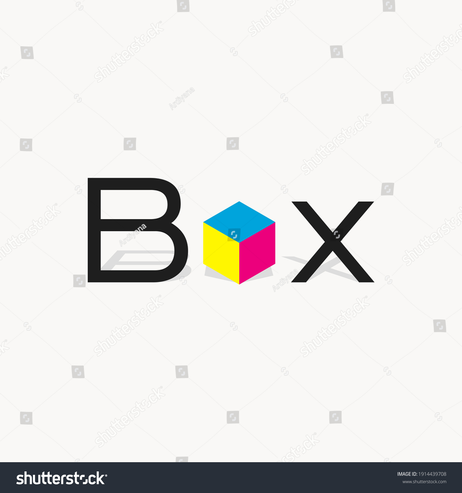 Box Text Logo Vector Graphics Stock Vector (Royalty Free) 1914439708 ...