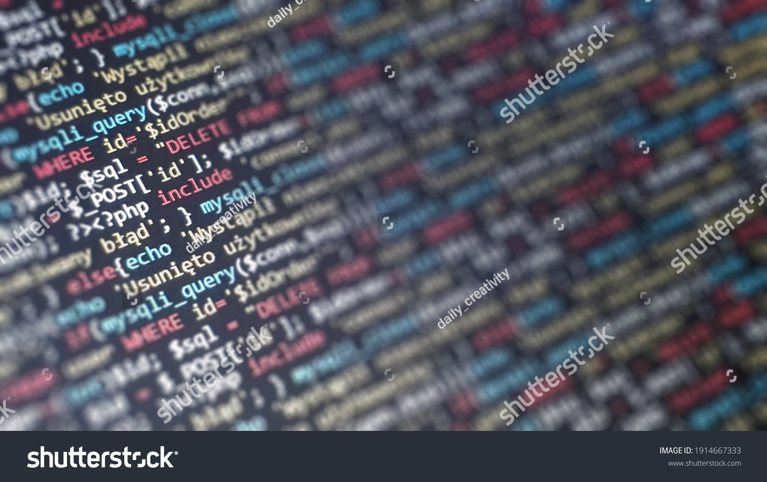 Software Development Monitor Screen Background Developer Stock Photo ... Software Development Monitor Screen Background Developer Stock Photo ...