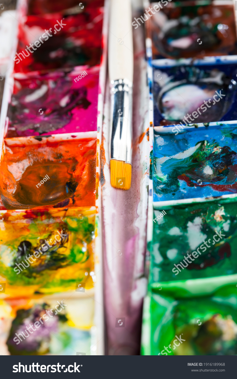 Persons Creative Process Drawing By Mixing Stock Photo 1916189968 ... Persons Creative Process Drawing By Mixing Stock Photo 1916189968 ...