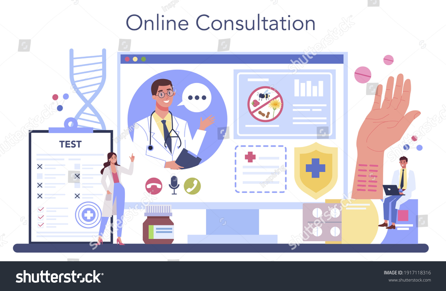 Allergist Online Service Platform Disease Allergy Stock Vector (Royalty ... Allergist Online Service Platform Disease Allergy Stock Vector (Royalty ...