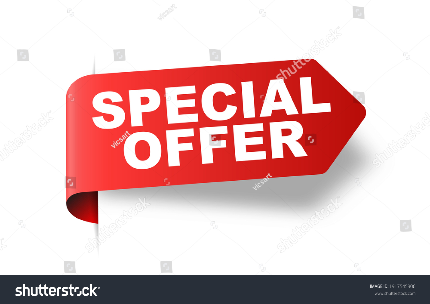 Special Offer Vector Ribbon Design Template Stock Vector (Royalty Free ... Special Offer Vector Ribbon Design Template Stock Vector (Royalty Free ...