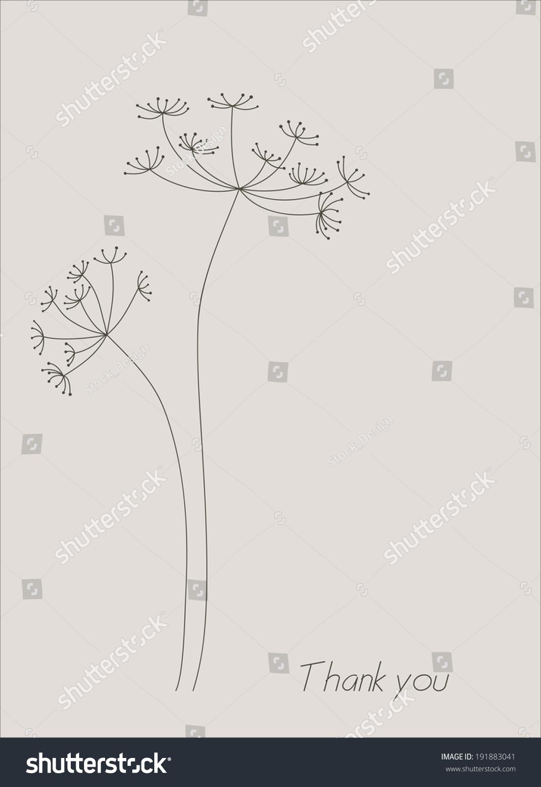 Silhouette Inflorescence Fennel Vector Elements Design Stock Vector ... Silhouette Inflorescence Fennel Vector Elements Design Stock Vector ...