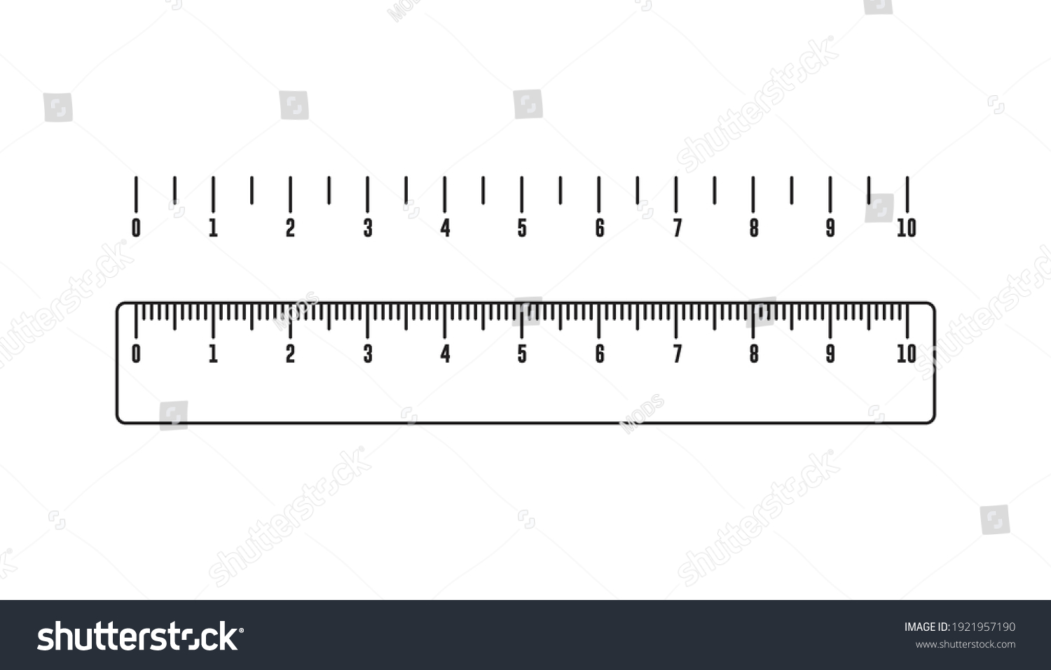 Ruler Scale Measure Vector Isolated On Stock Vector (Royalty Free ... Ruler Scale Measure Vector Isolated On Stock Vector (Royalty Free ...