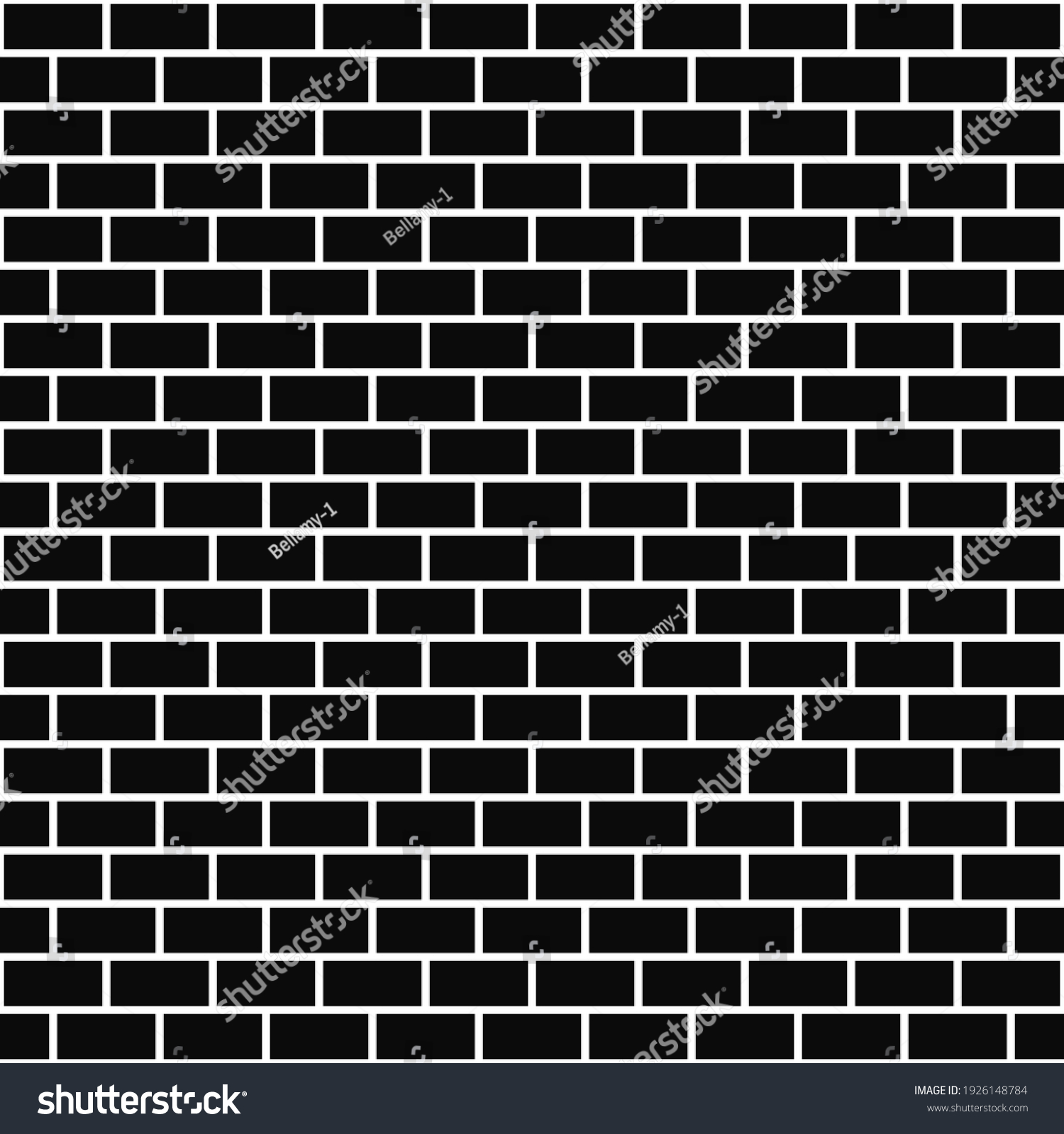 Bricks Vector Black Bricks Pattern Vector Stock Vector (Royalty Free ...