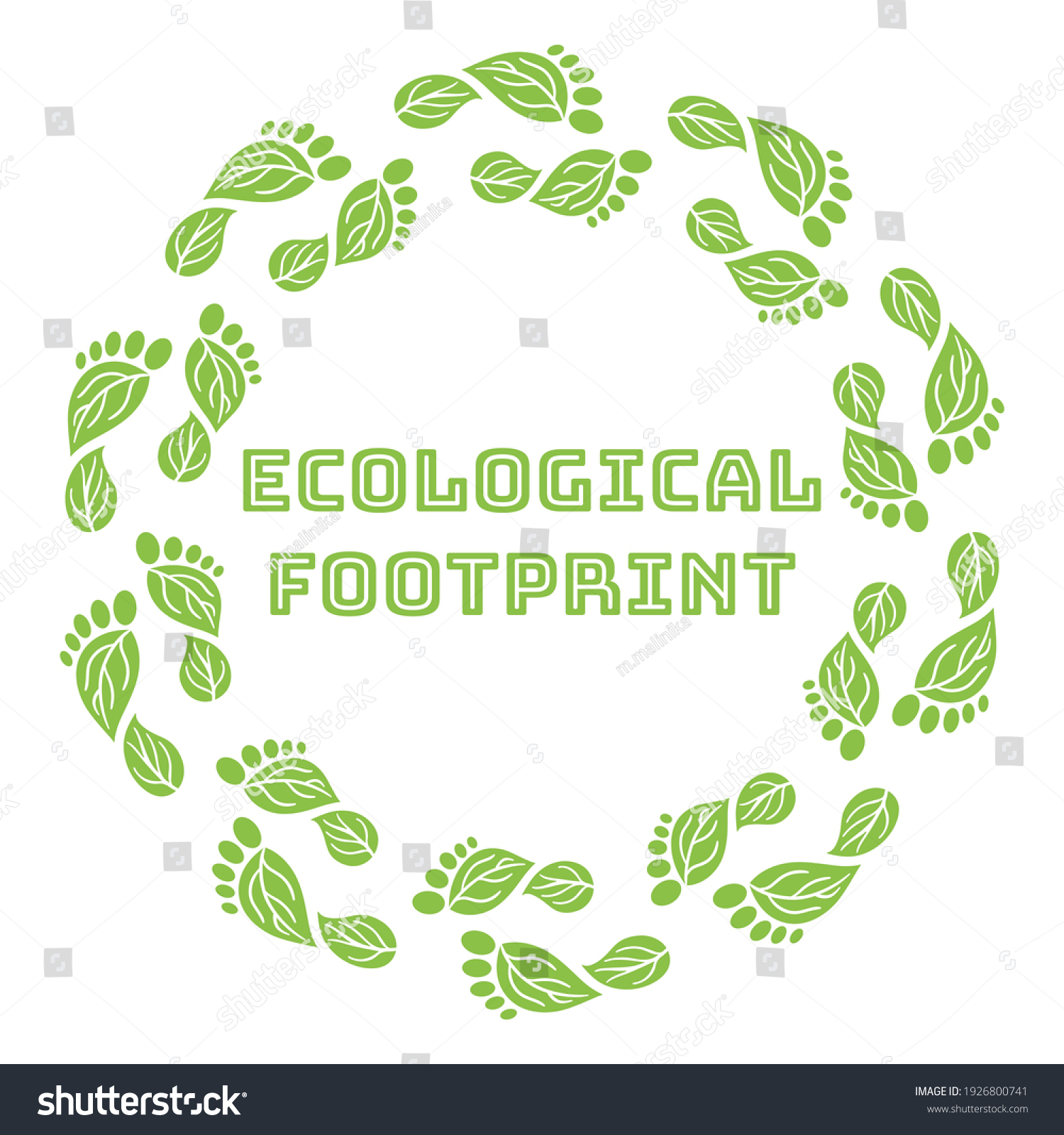 Carbon Footprint Circle Wreath Co2 Ecological Stock Vector (Royalty ... Carbon Footprint Circle Wreath Co2 Ecological Stock Vector (Royalty ...