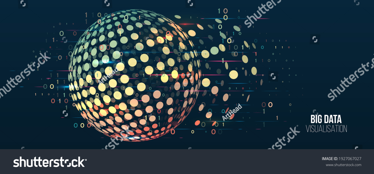 Wide Big Data Visualization Machine Learning Stock Vector (Royalty Free ...