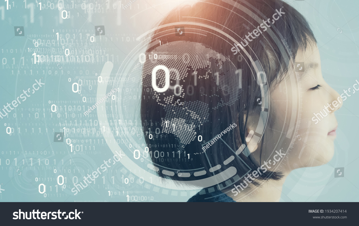 Education Technology Concept Edtech Ai Artificial Stock Photo