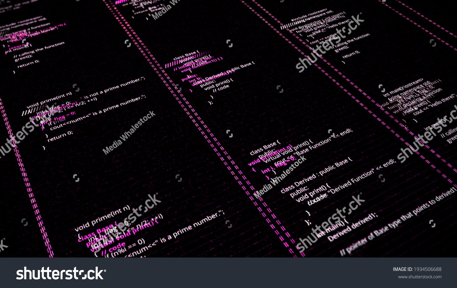 Process Writing Source Code Animation Virtual Stock Illustration 1934506688 | Shutterstock