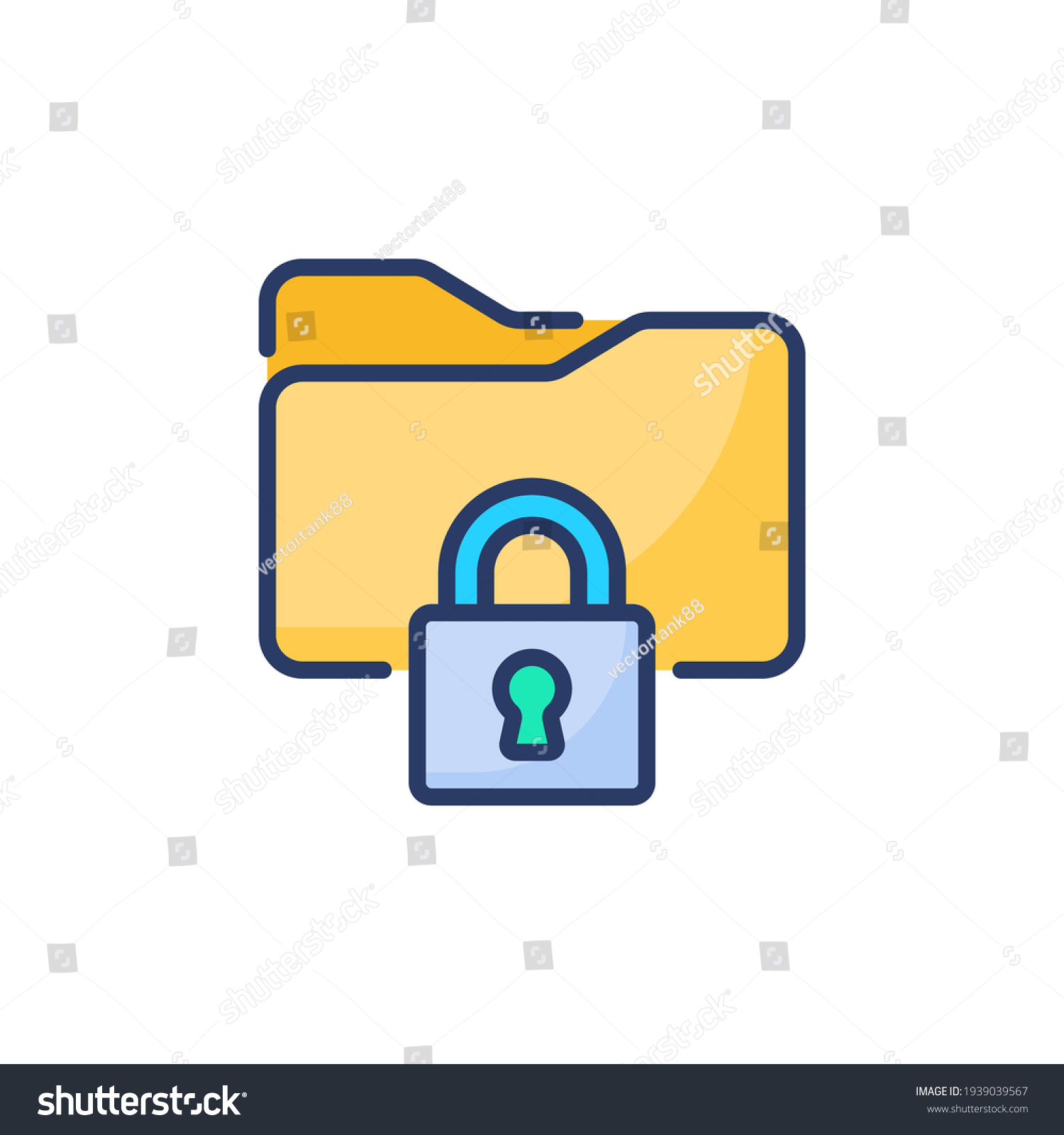 Secure Data Folder Icon Vector Logotype: เวกเตอร์สต็อก (ปลอดค่า ... Secure Data Folder Icon Vector Logotype: เวกเตอร์สต็อก (ปลอดค่า ...