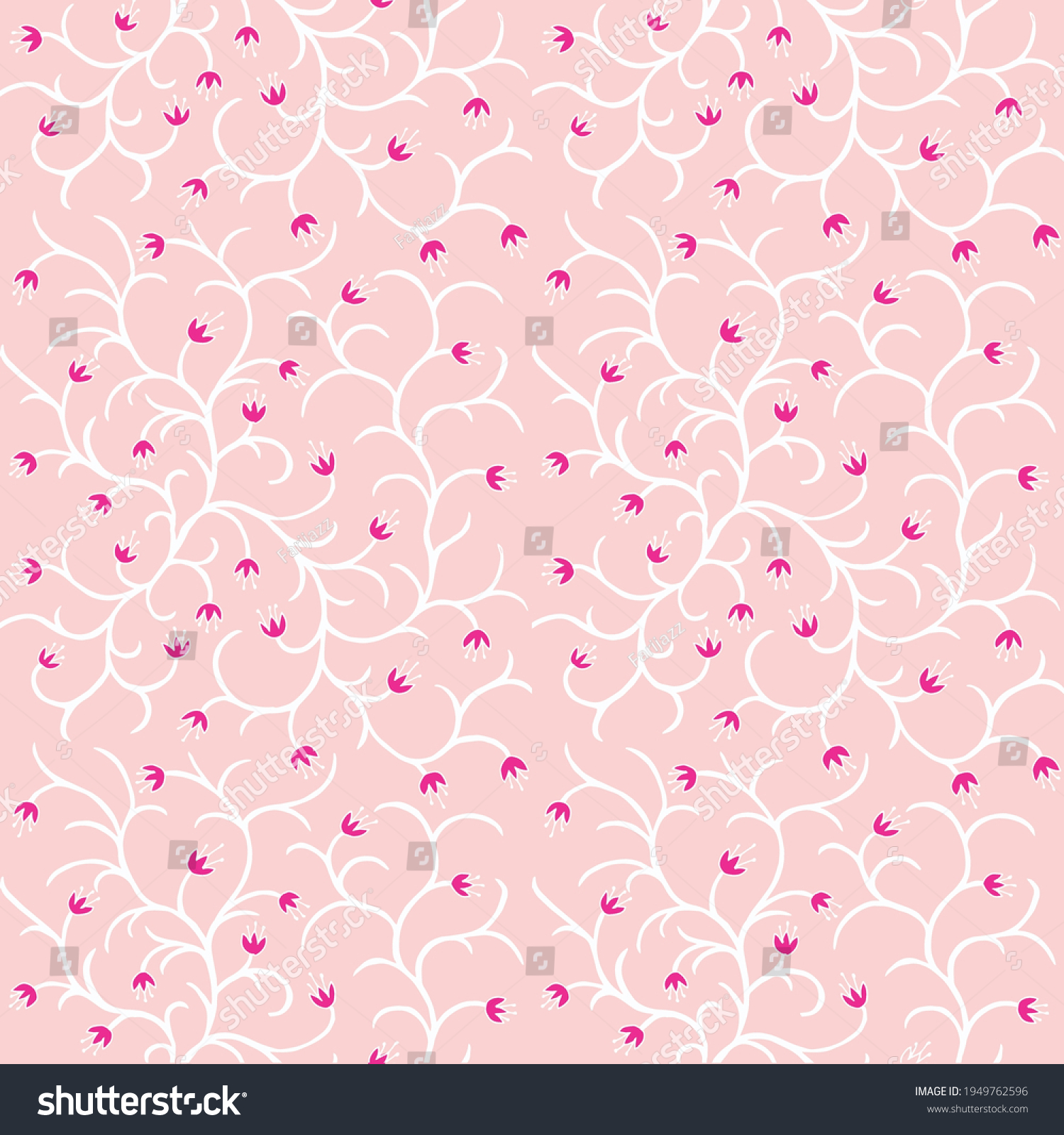 Basic Filigree Texture Vector Seamless Background Stock Vector (Royalty ...