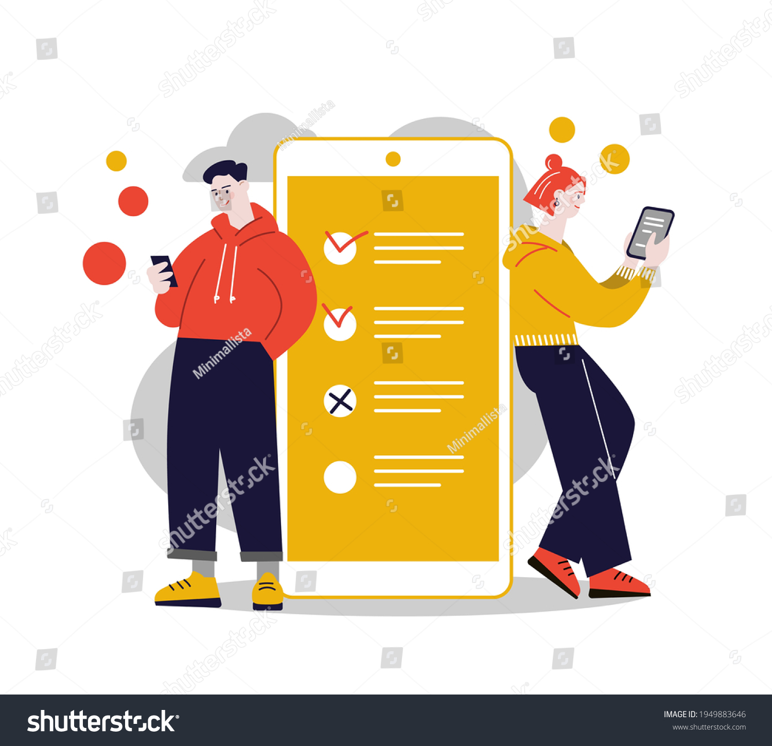 Online Survey Vector Illustration Concept People Stock Vector (Royalty ... Online Survey Vector Illustration Concept People Stock Vector (Royalty ...