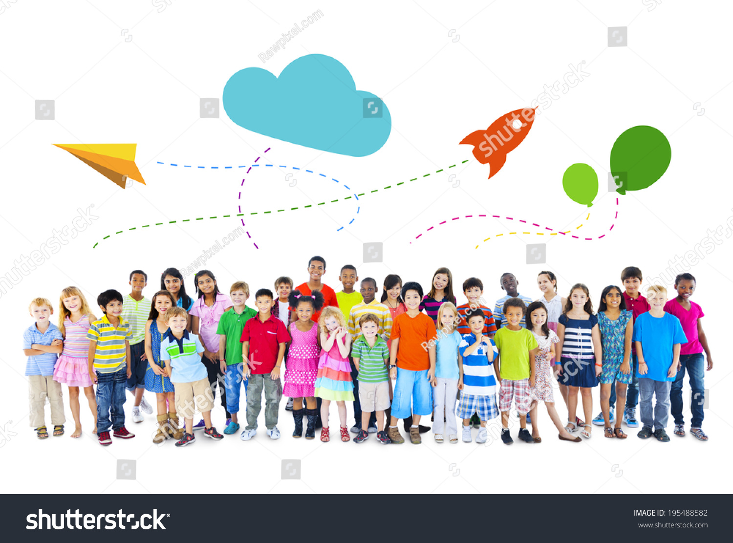Large Group Multiethnic Children Childhood Activities Stock Photo ... Large Group Multiethnic Children Childhood Activities Stock Photo ...