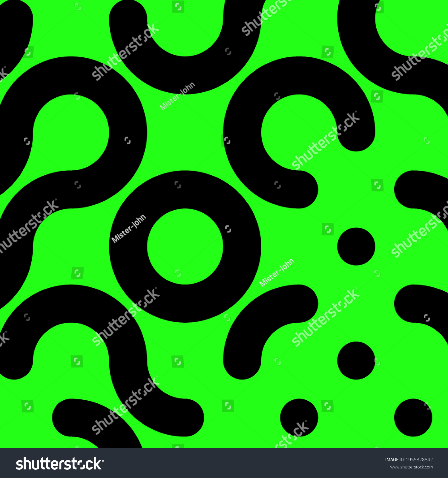 Stylized Computer Circuit Boards Shapes Patterns Stock Illustration
