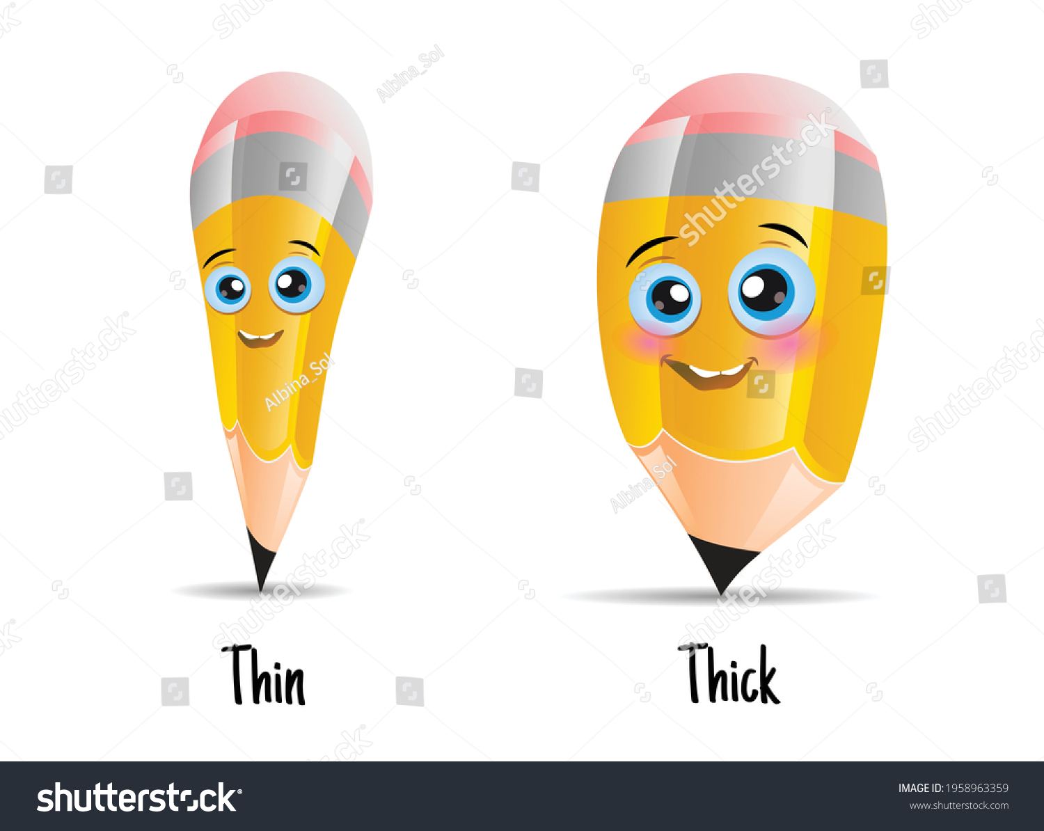 Antonyms Concept Thick Thin Educational Flash 库存矢量图(免版税)1958963359 ... Antonyms Concept Thick Thin Educational Flash 库存矢量图(免版税)1958963359 ...