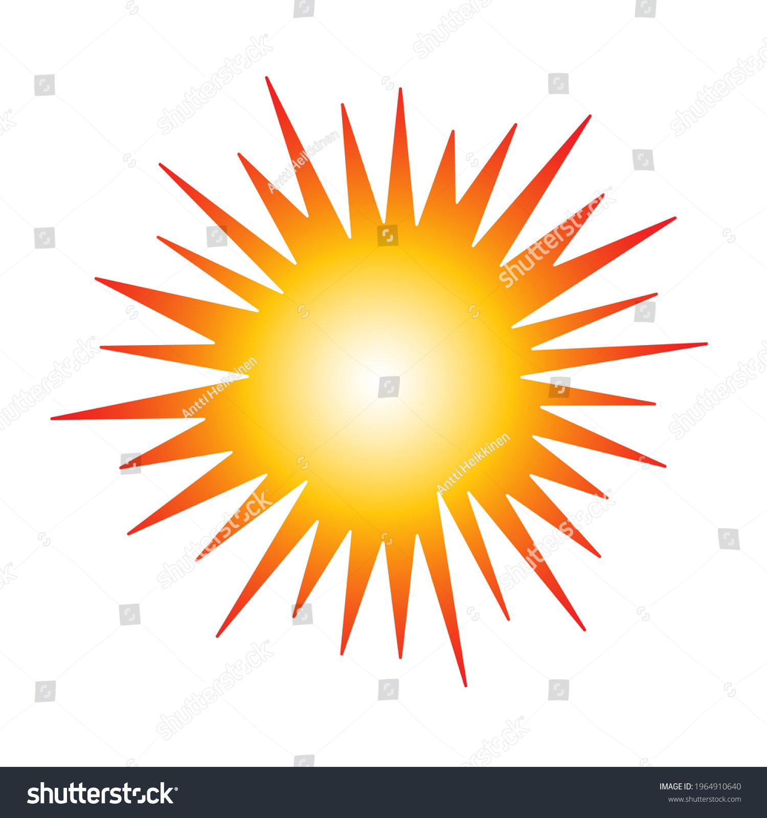 Sunburst Explosion Vector Graphic Sun Star Stock Vector Royalty Free