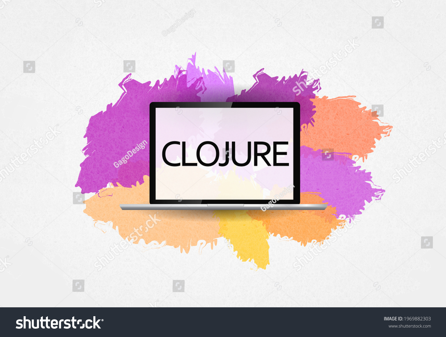Clojure Programming Language Word Clojure On Stock Illustration ... Clojure Programming Language Word Clojure On Stock Illustration ...