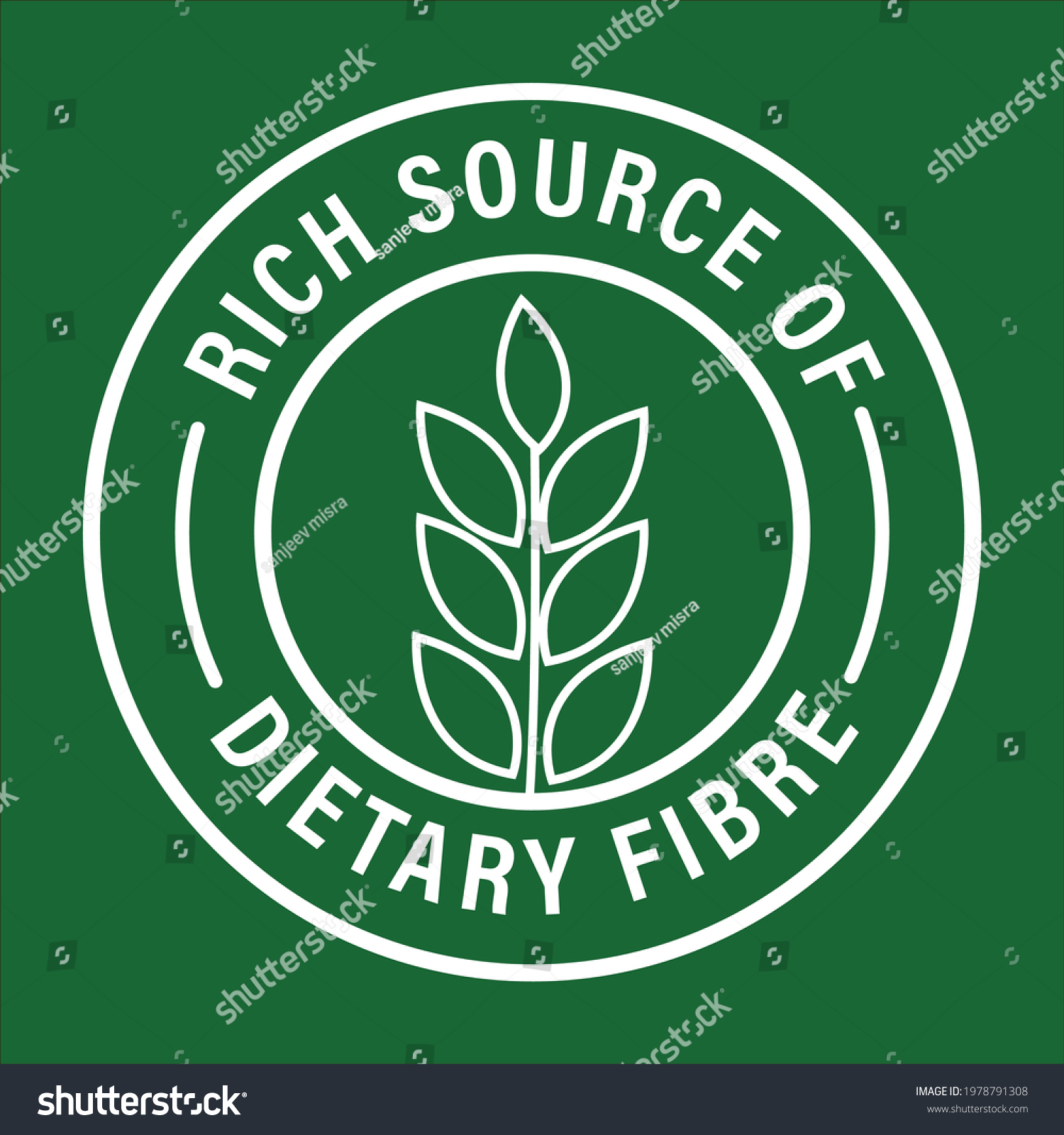 Rich Source Dietary Fiber Vector Icon Stock Vector (Royalty Free ... Rich Source Dietary Fiber Vector Icon Stock Vector (Royalty Free ...
