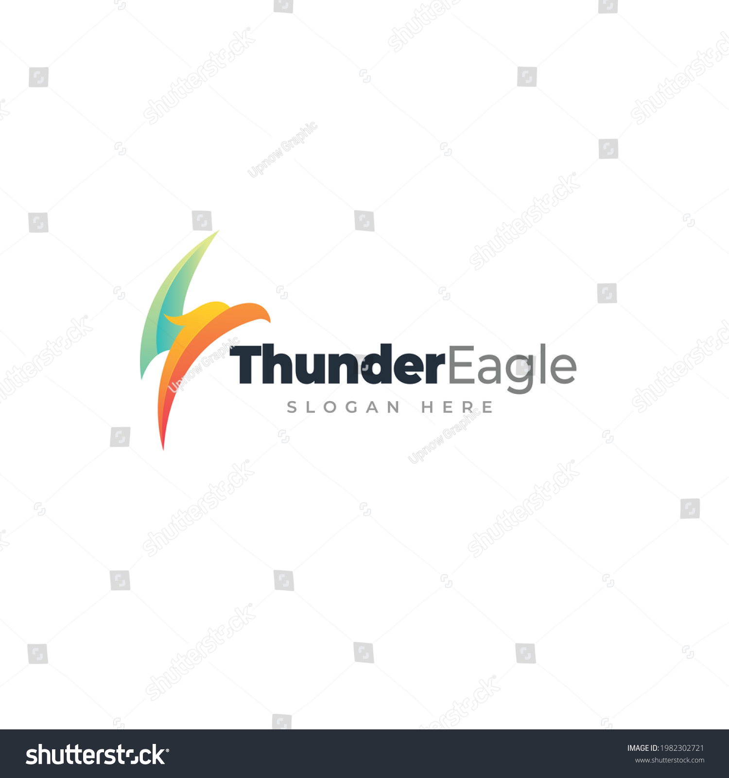 Plantilla de logotipo de trueno de: vector de stock (libre de regalías) 1982302721 | Shutterstock