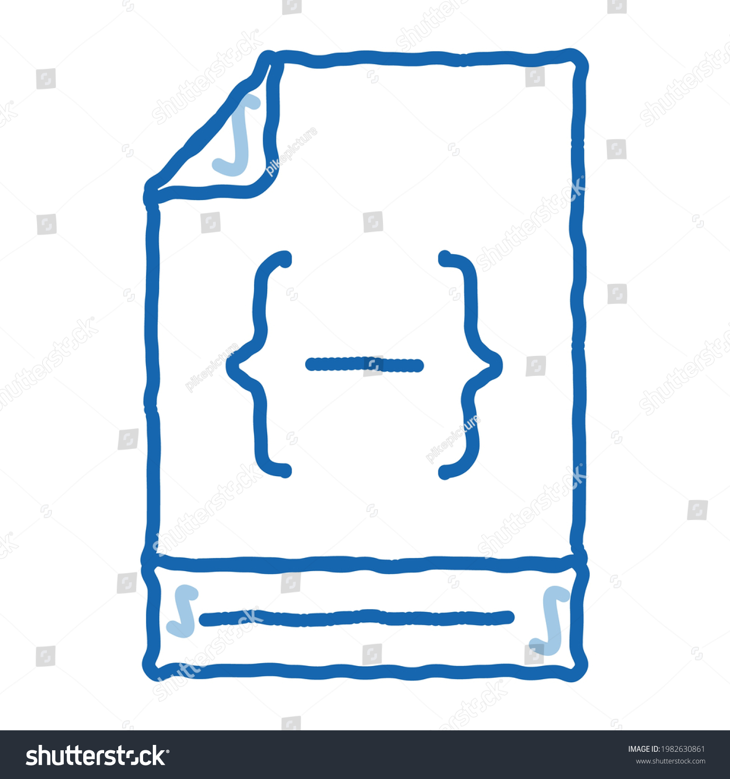 Coding File Document System Sketch Icon Stock Vector (Royalty Free ... Coding File Document System Sketch Icon Stock Vector (Royalty Free ...
