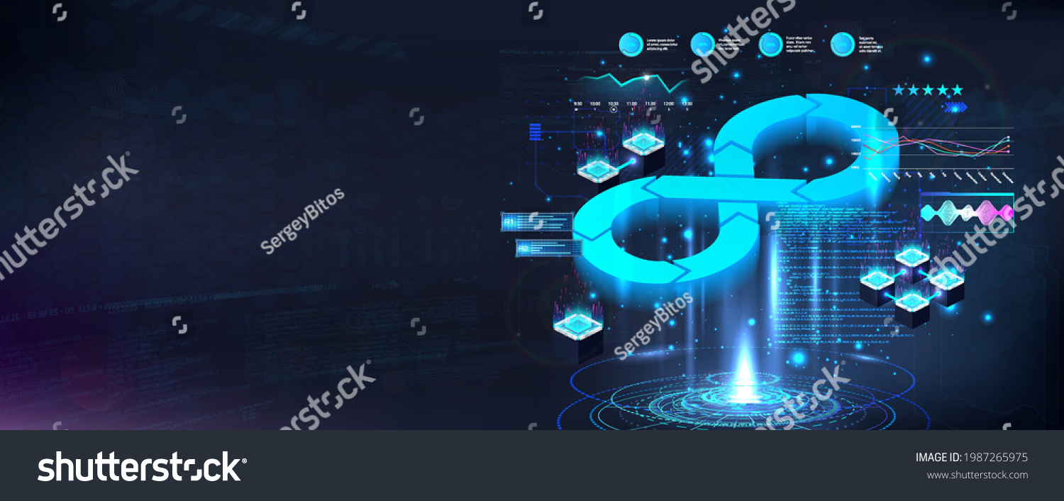 293 Devops abstract Stock Vectors, Images & Vector Art | Shutterstock