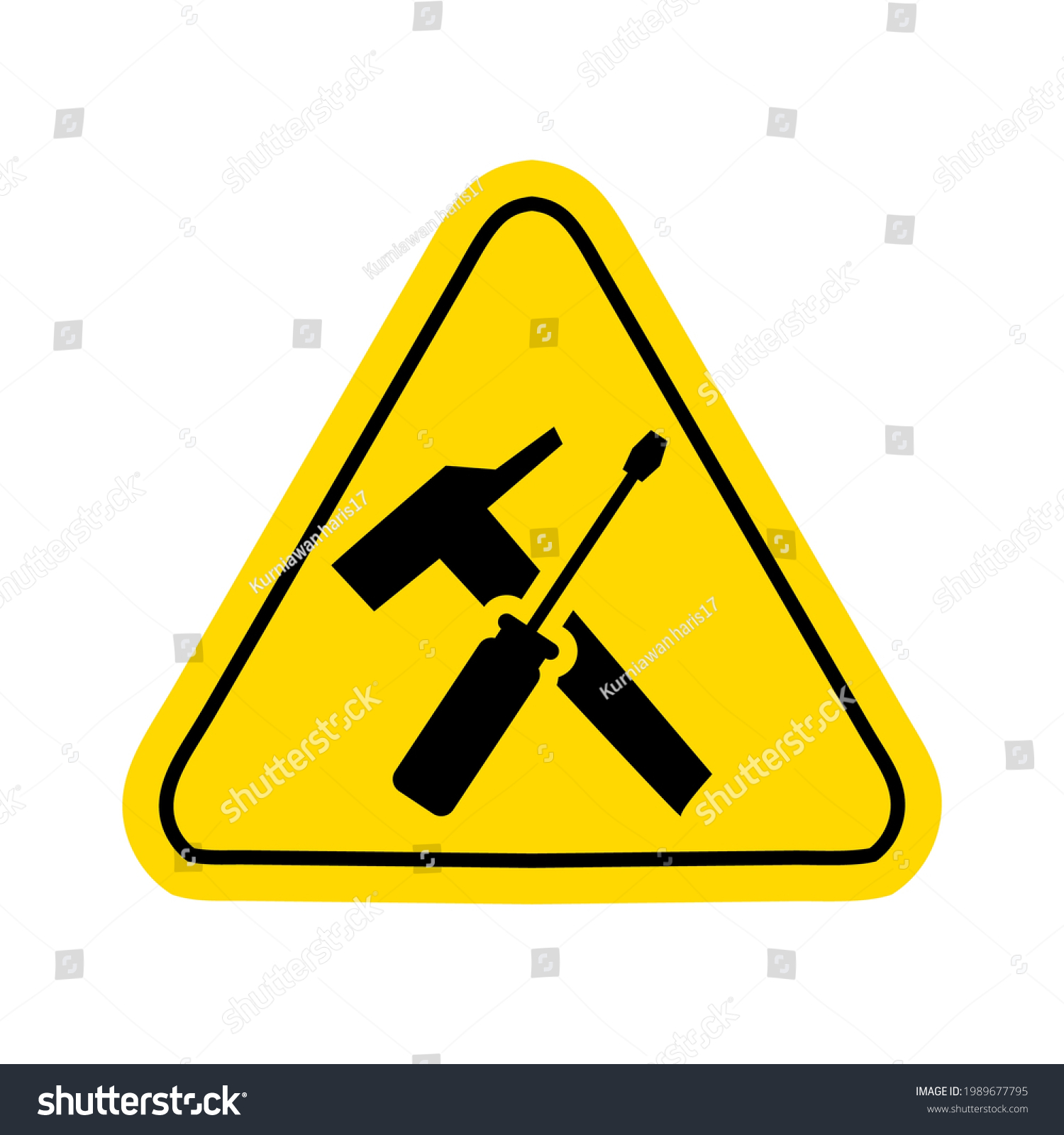 Warning Hazard Triangle Signs Logo Vector Stock Vector (Royalty Free ... Warning Hazard Triangle Signs Logo Vector Stock Vector (Royalty Free ...
