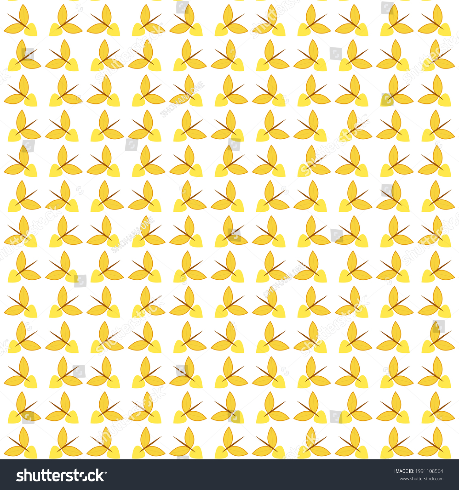 Golden Shapes Vector Pattern Design Editable Stock Vector (Royalty Free ...