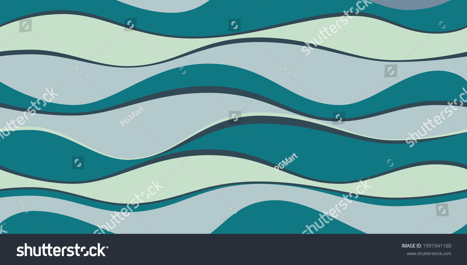 Bright Colorful Abstract Waves Background Vector Stock Vector Royalty