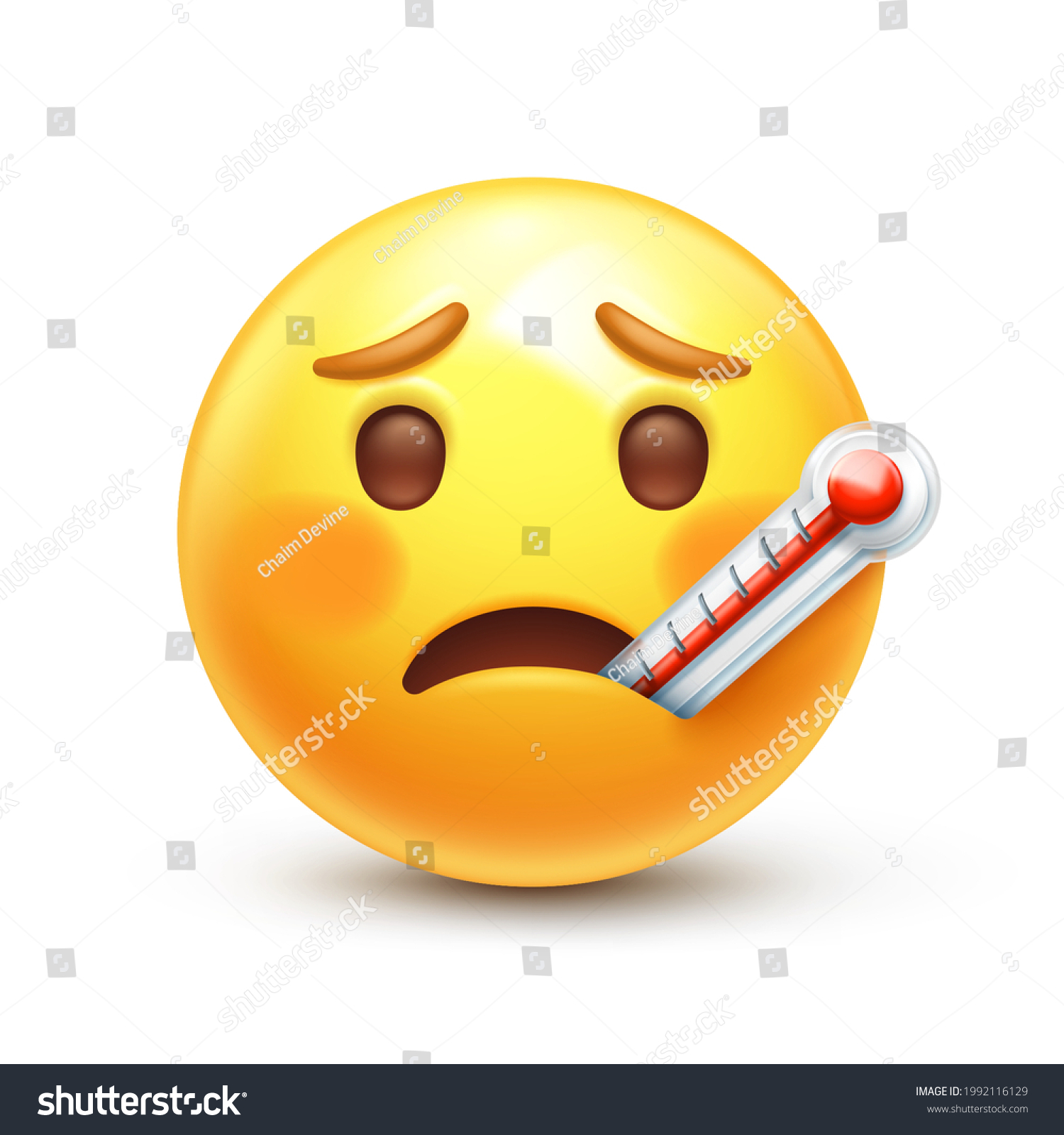 Thermometer Mouth Emoji Sick Emoticon High Stock Vector (Royalty Free ... Thermometer Mouth Emoji Sick Emoticon High Stock Vector (Royalty Free ...