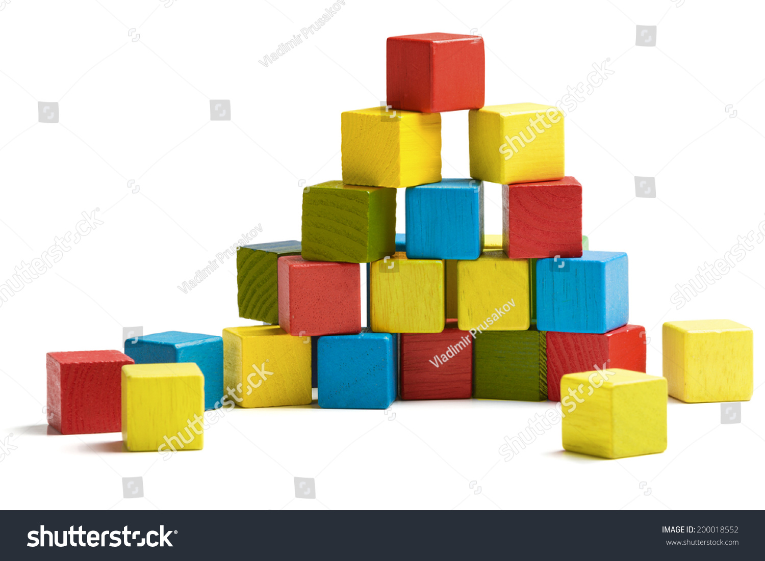 Toy Blocks Pyramid Multicolor Wooden Bricks Stock Photo 200018552 ... Toy Blocks Pyramid Multicolor Wooden Bricks Stock Photo 200018552 ...