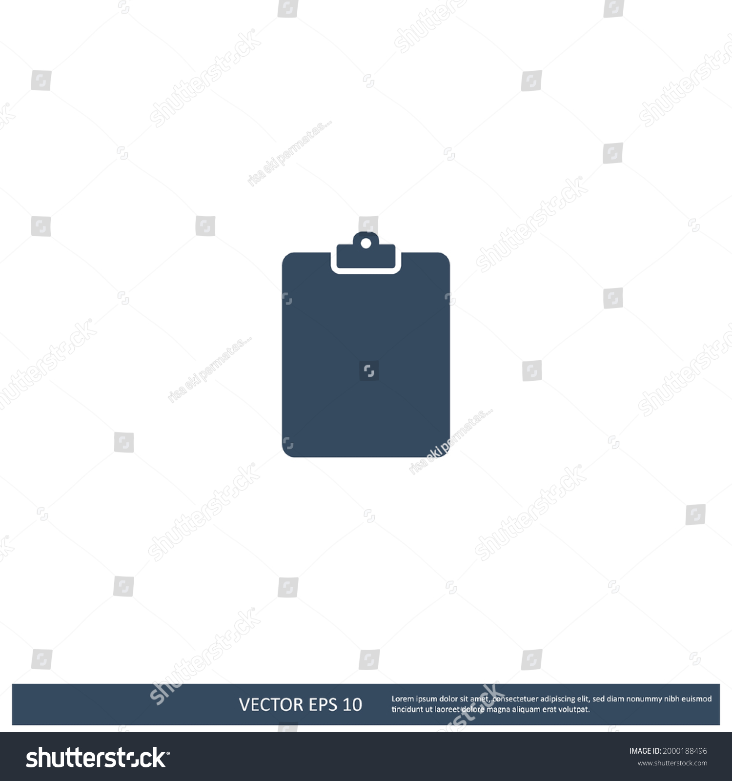 Clip Board Icon Document Symbol Vector Stock Vector (Royalty Free ... Clip Board Icon Document Symbol Vector Stock Vector (Royalty Free ...
