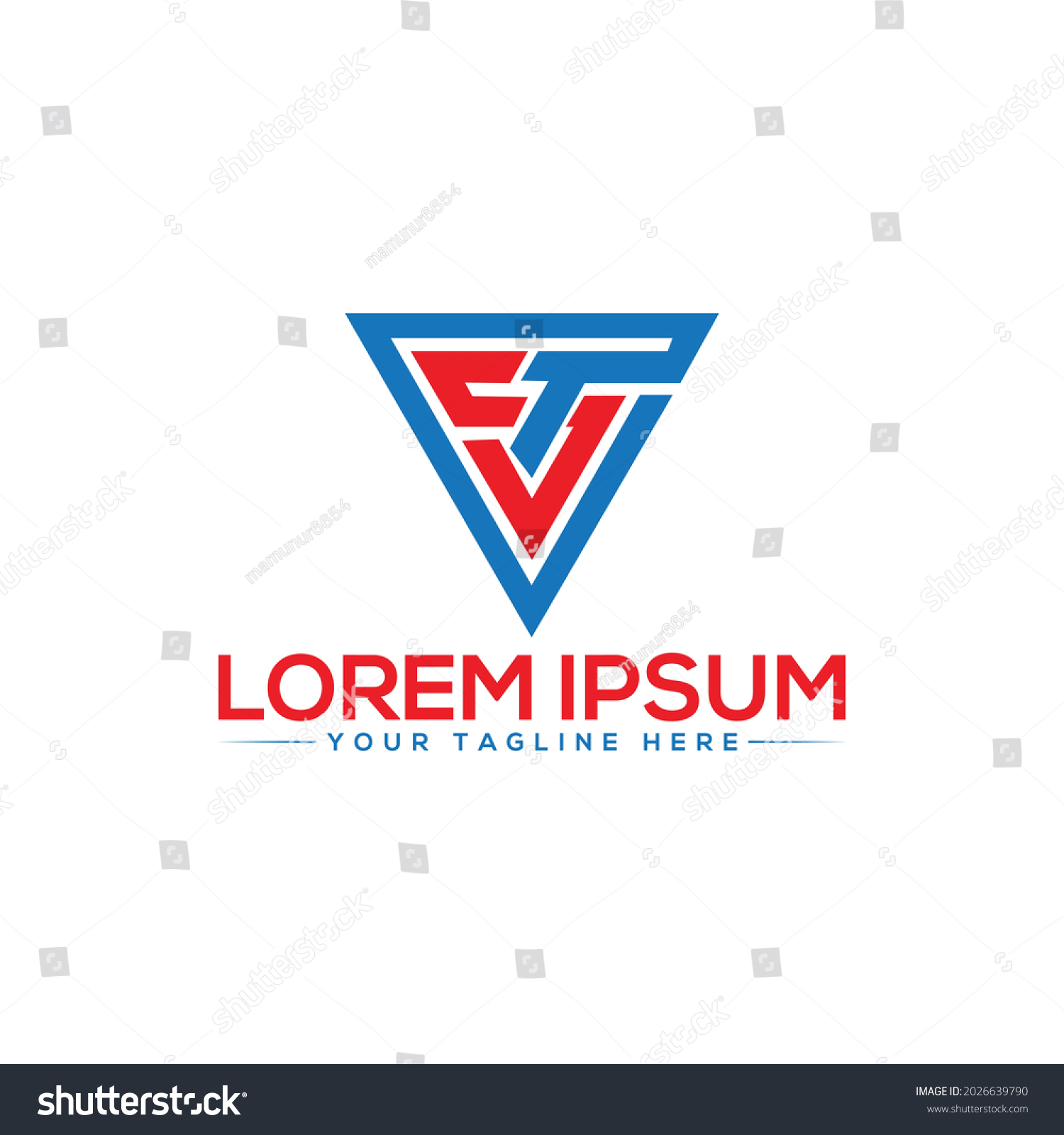 Best Unique Ts Logo Abstract Vector Stock Vector Royalty Free 2026639790 Shutterstock