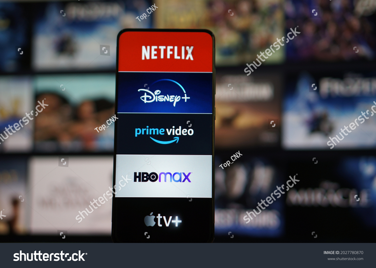 Tv Streaming Logo Netflix Disney Plus Stock Photo 2027780870 | Shutterstock