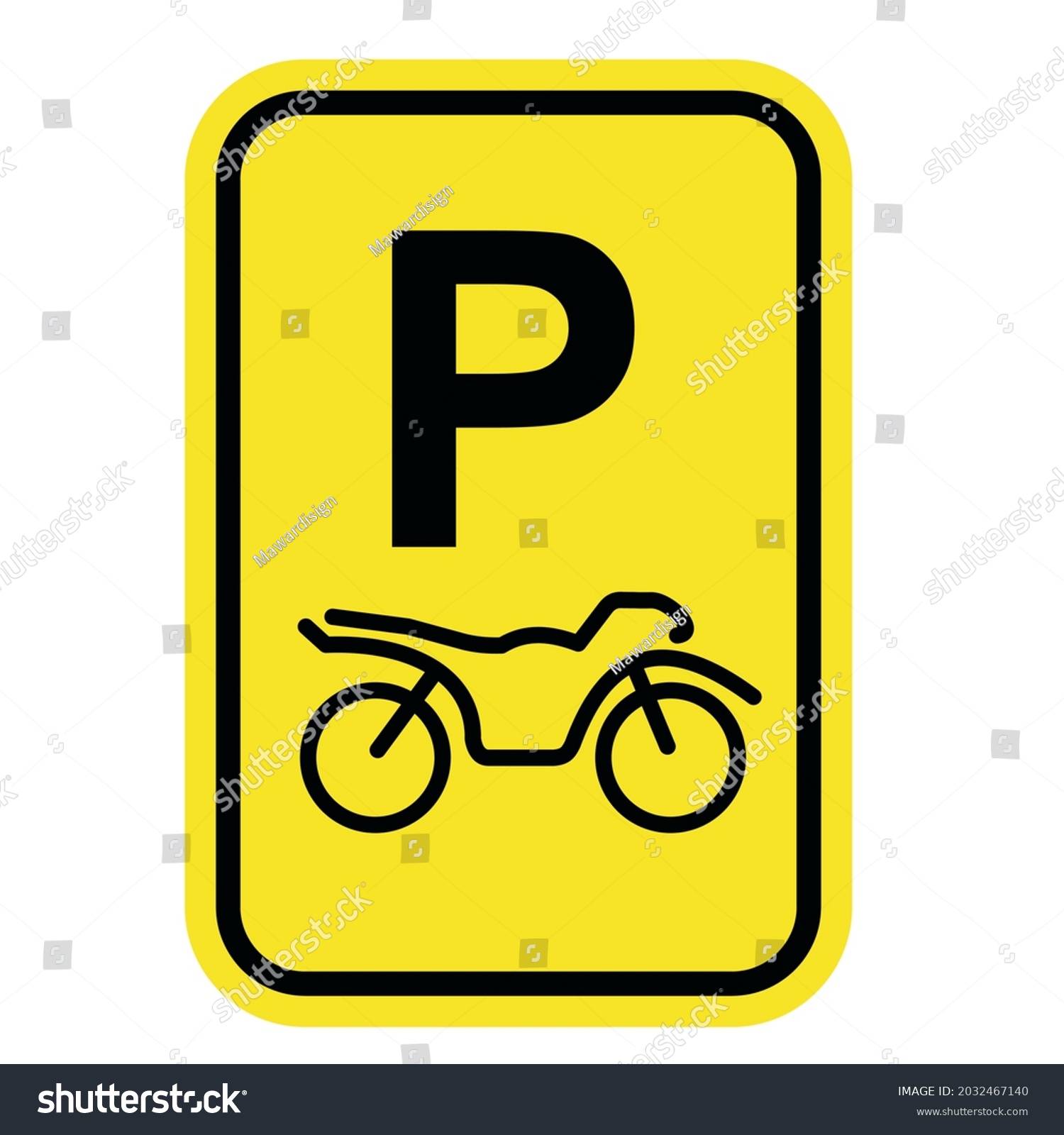 Motorcycle Parking Symbol Sign Vector Illustration Stock Vector ... Motorcycle Parking Symbol Sign Vector Illustration Stock Vector ...