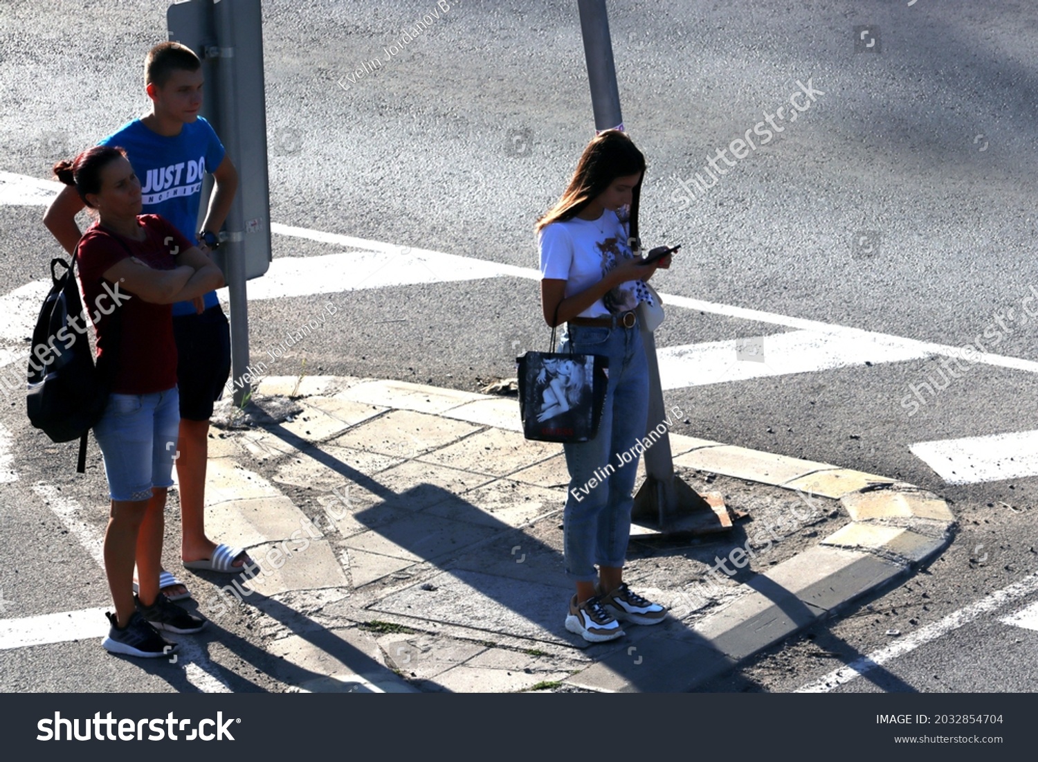 Typical Image Daily Routine Couple Pedestrians Stock Photo 2032854704 ... Typical Image Daily Routine Couple Pedestrians Stock Photo 2032854704 ...